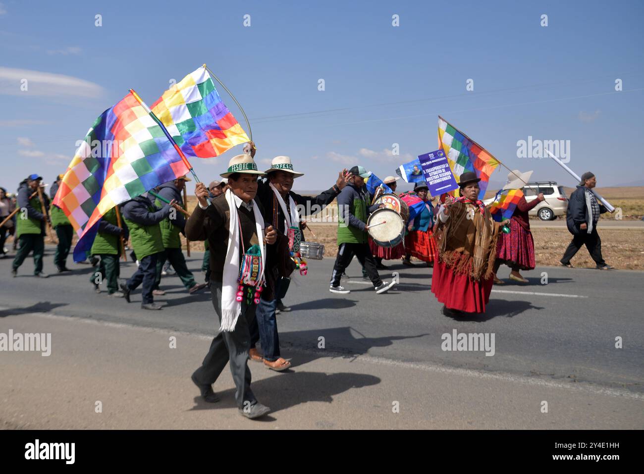 El ex presidente Evo Morales encabezo la Marcha para Salvar Bolivia que ...