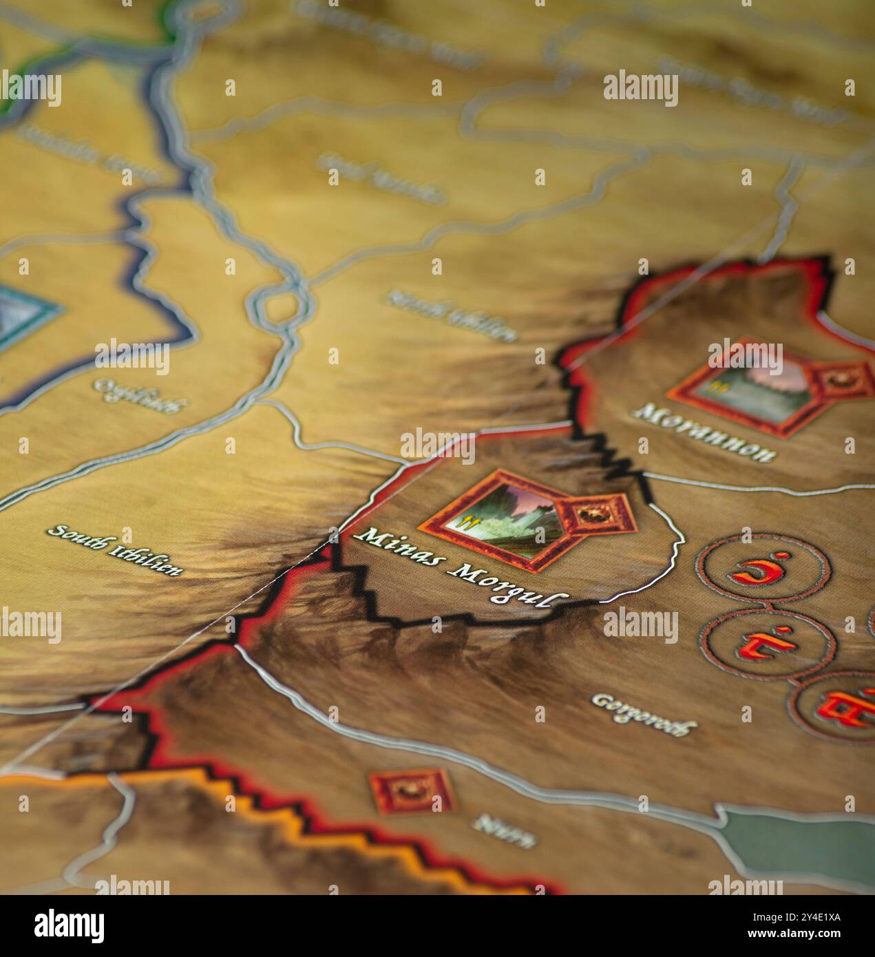 Middle earth map lord of the rings hi-res stock photography and images ...