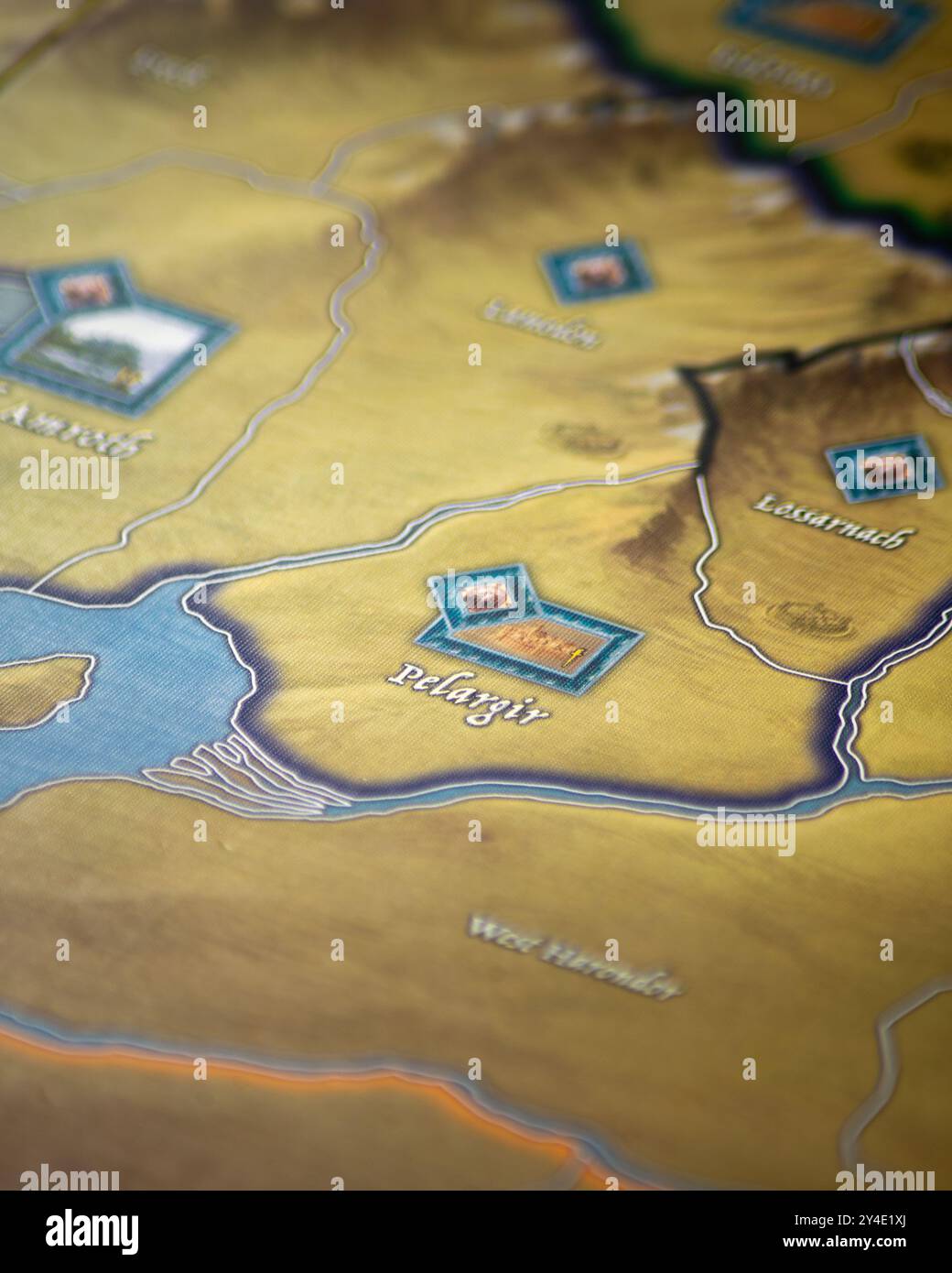 Middle earth map lord of the rings hi-res stock photography and images ...