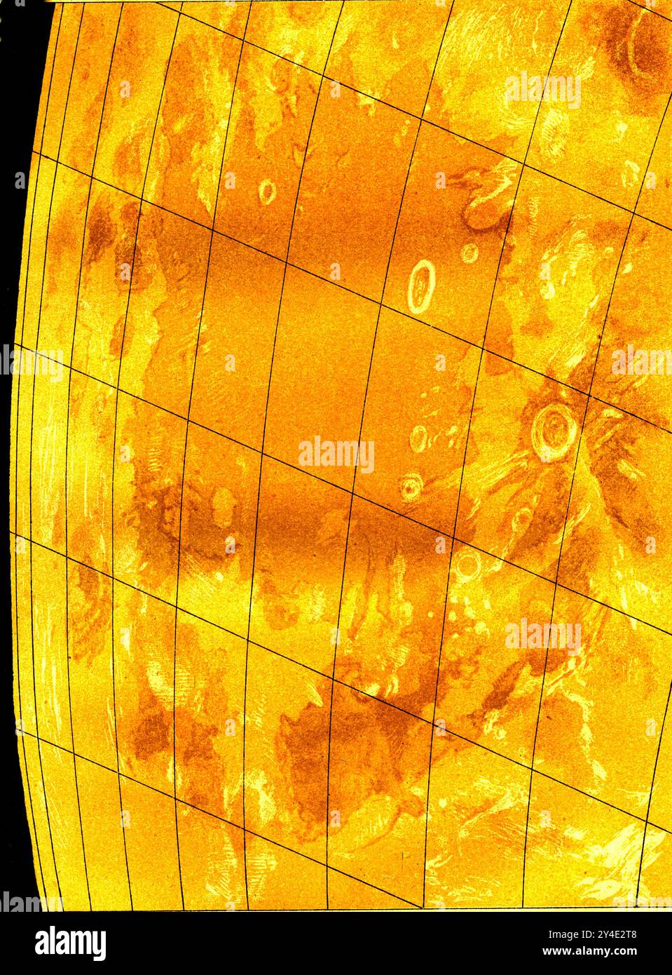 Illustration of the Mare Crisium (Sea of Crises) on the lunar surface ...