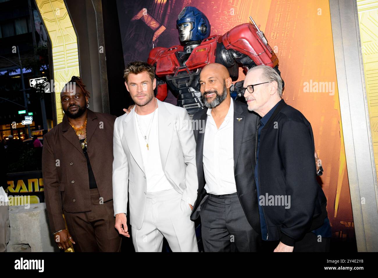 New York, USA. 17th Sep, 2024. Brian Tyree Henry, Chris Hemsworth, Keegan-Michael Key and Steve ...