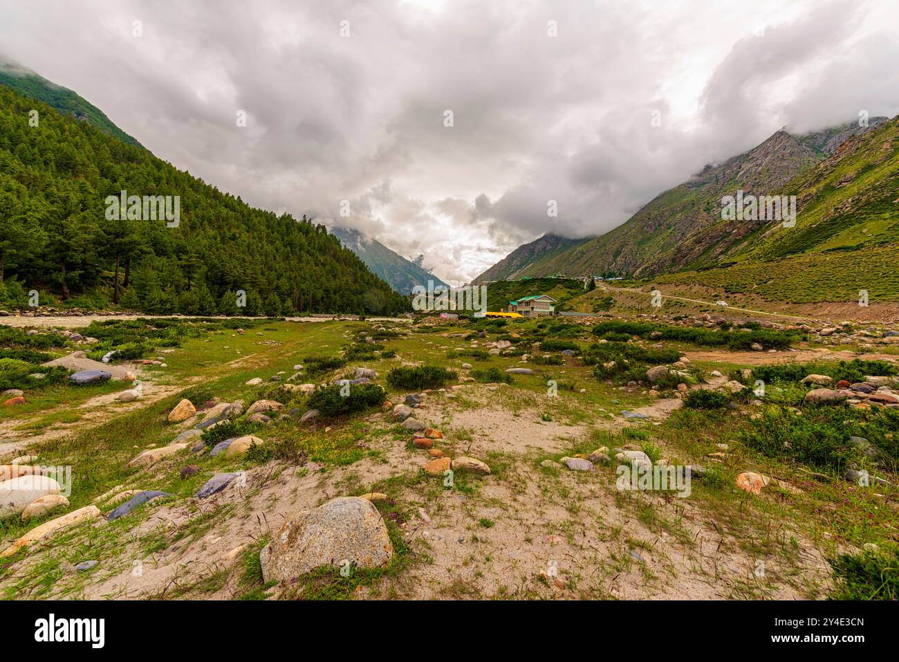 The landscape of Chitkul, Himachal Pradesh, India Stock Photo - Alamy
