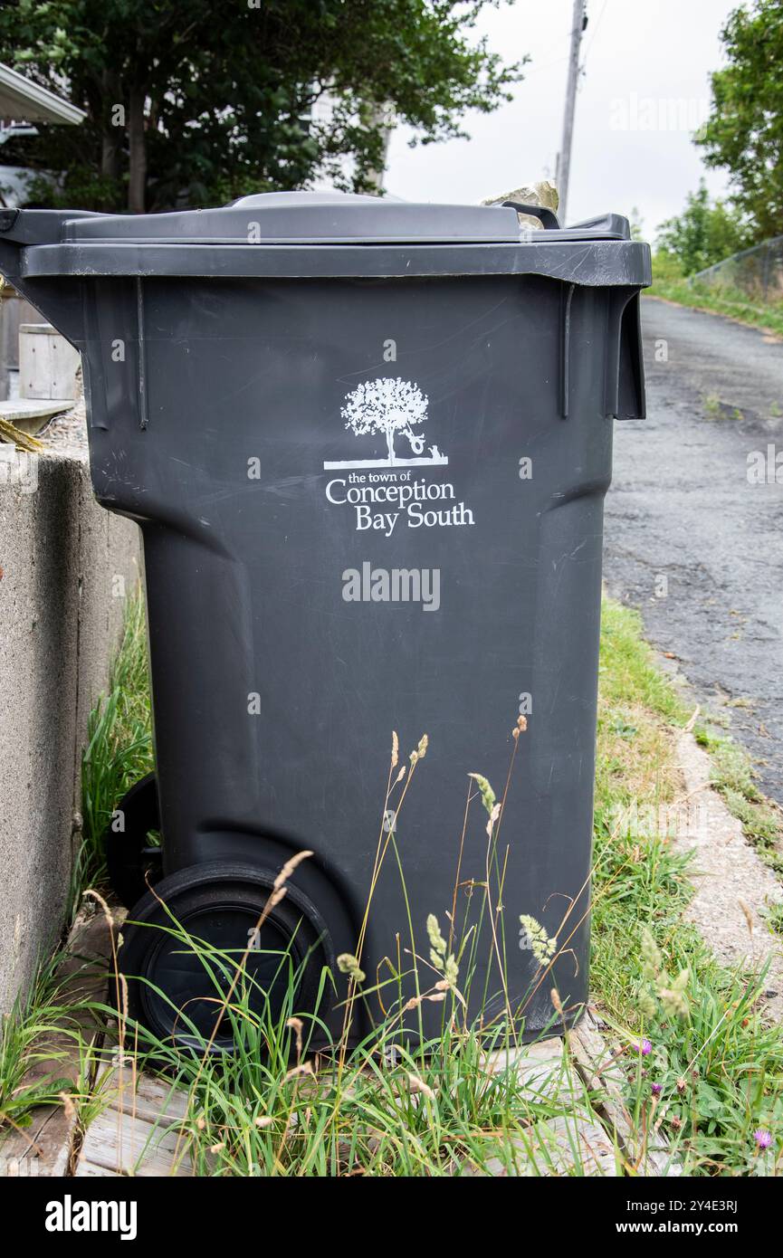 Black garbage wheelie bin in Topsail, Conception Bay South ...