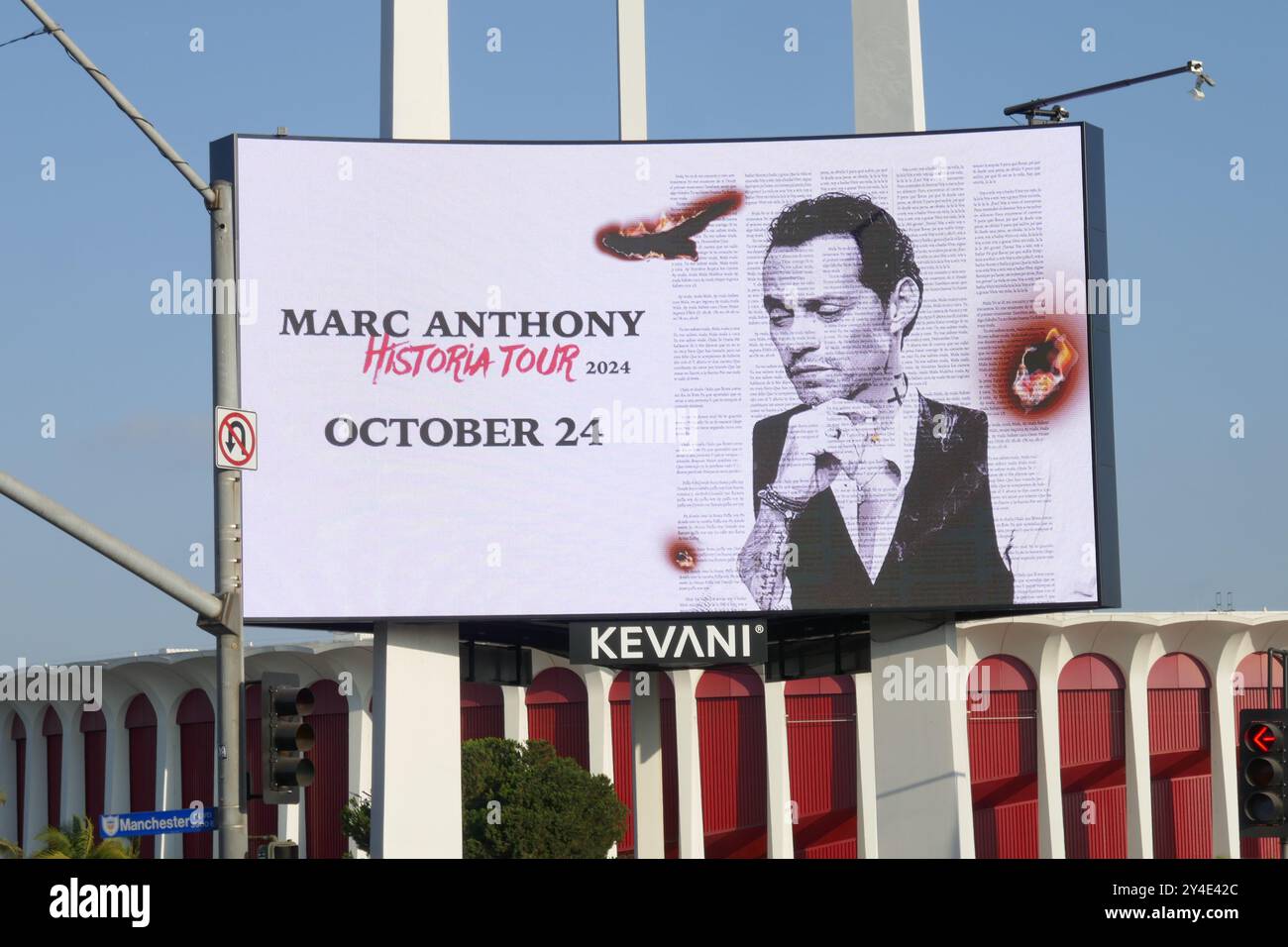 Inglewood, California, USA 14th September 2024 Marc Anthony Historia ...