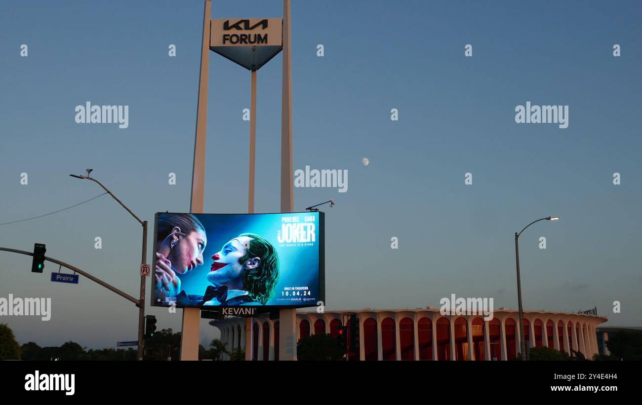 Inglewood, California, USA 14th September 2024 The Joker Marquee ...