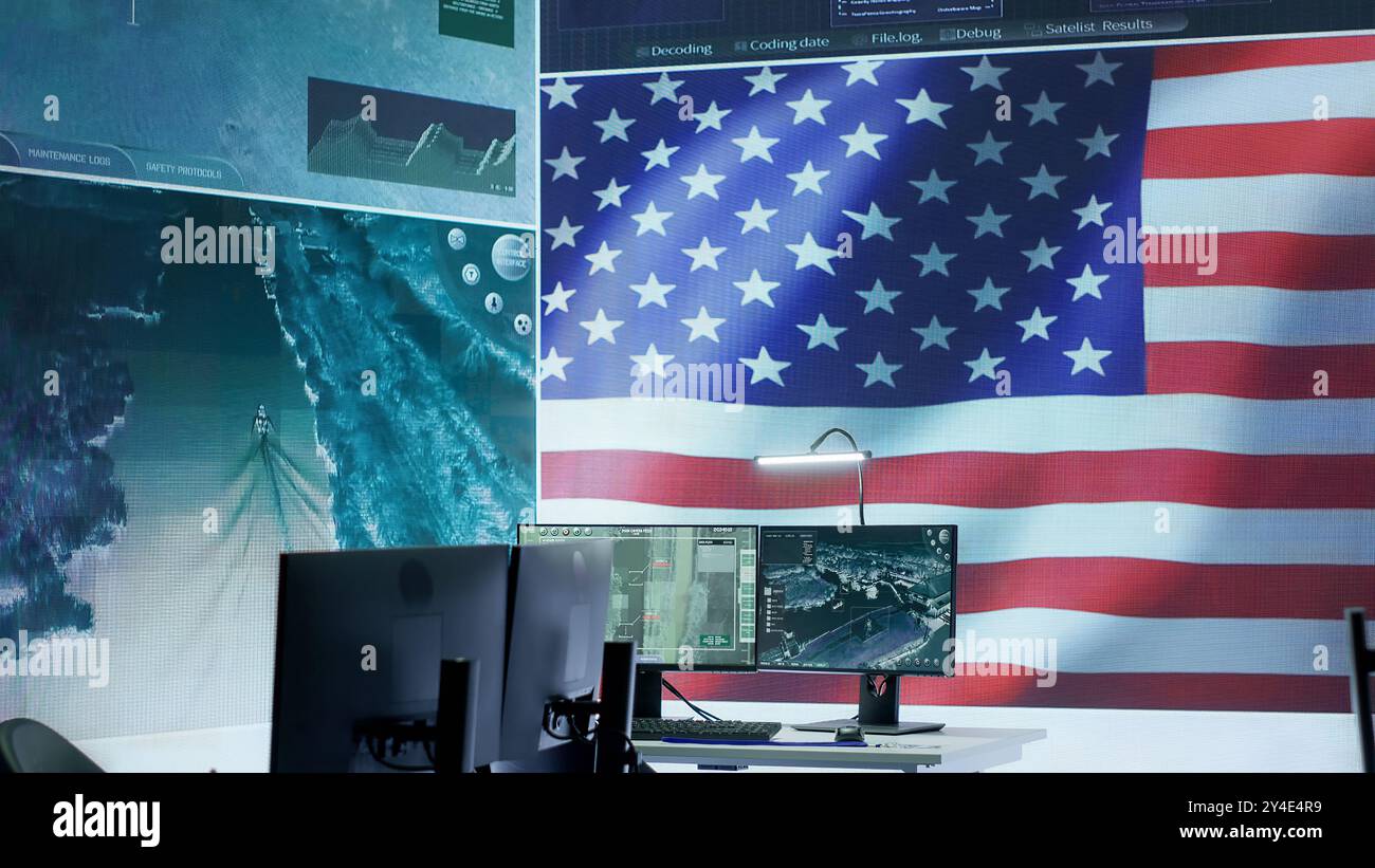 Empty mission control center hi-res stock photography and images - Alamy