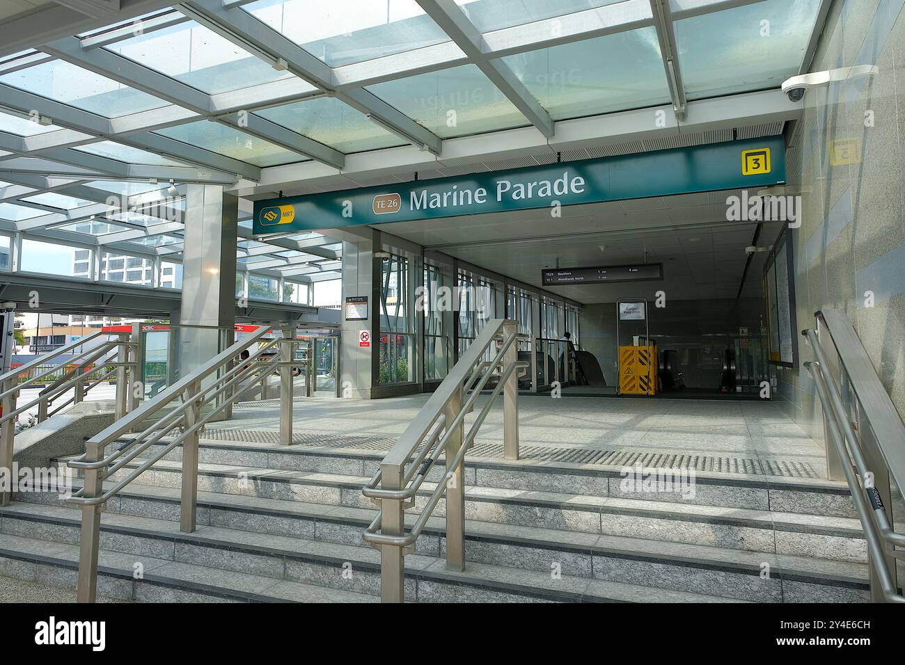 Located underneath Marine Parade Road, the Marine Parade MRT station ...