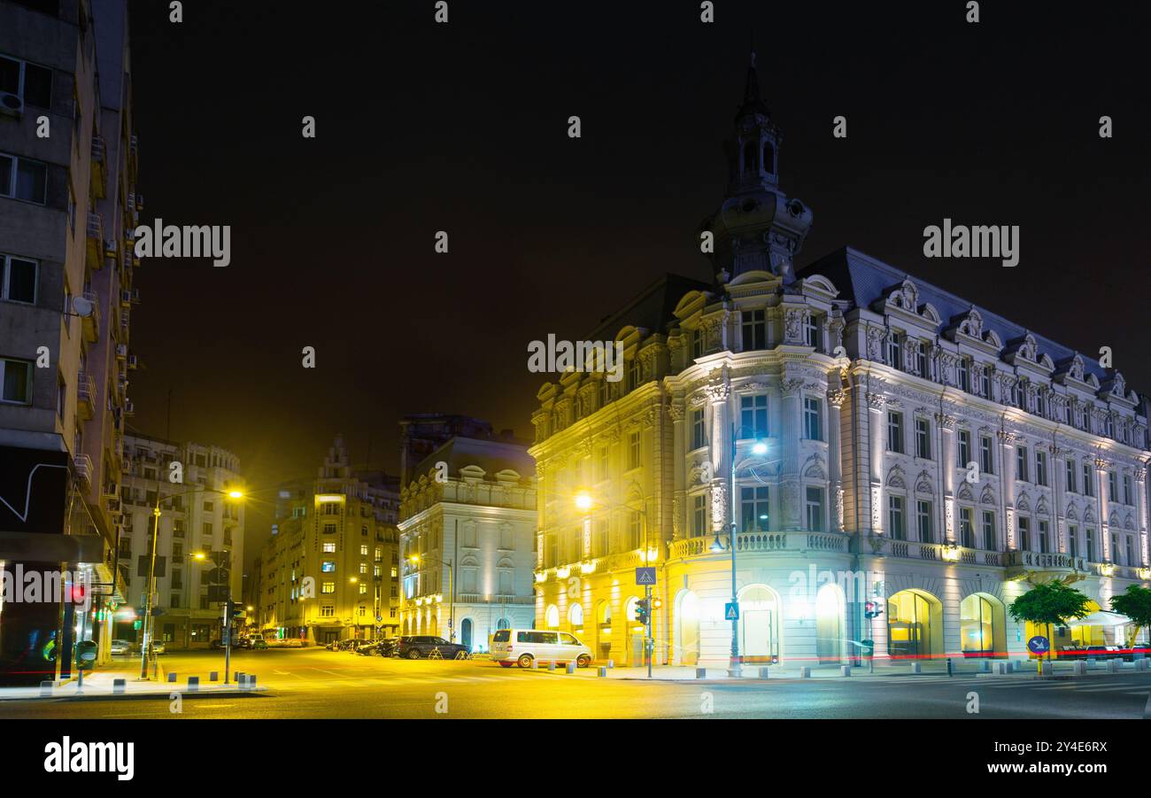 Bucharest architecture city night hi-res stock photography and images ...