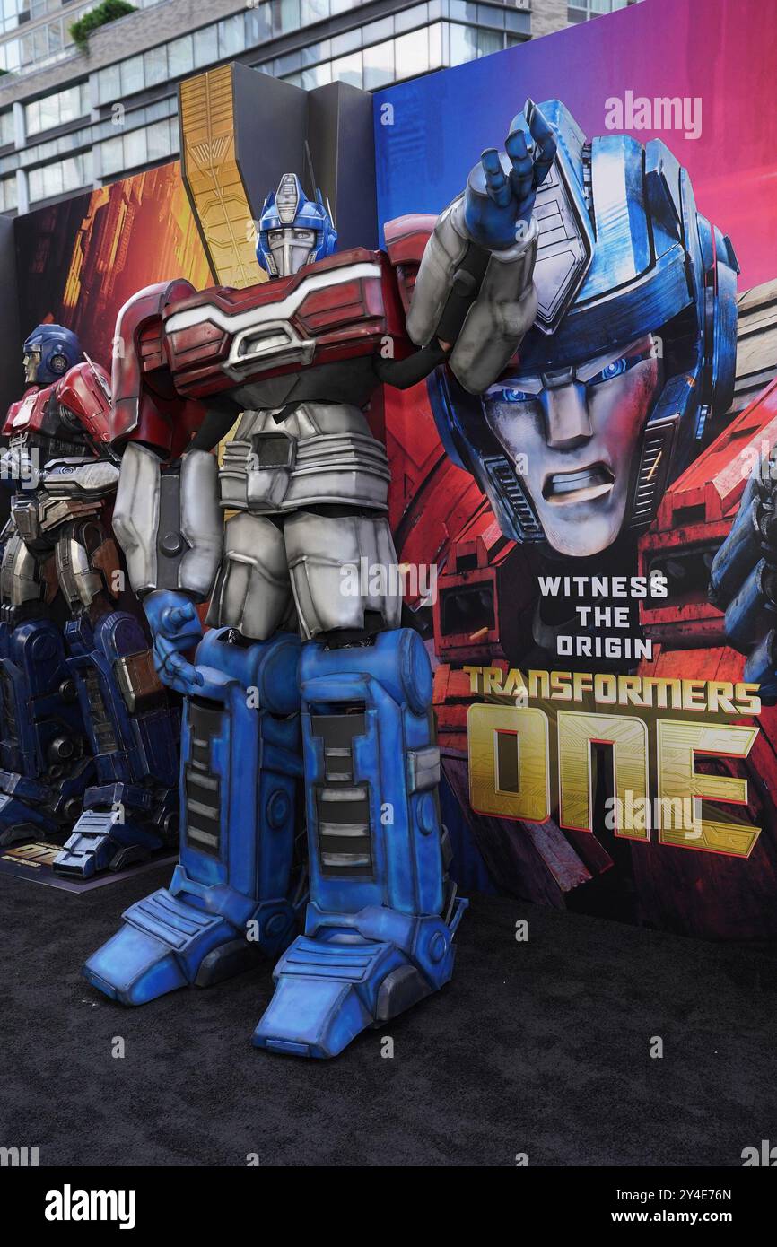 Ny. 17th Sep, 2024. Optimus Prime Transformer at arrivals for ...