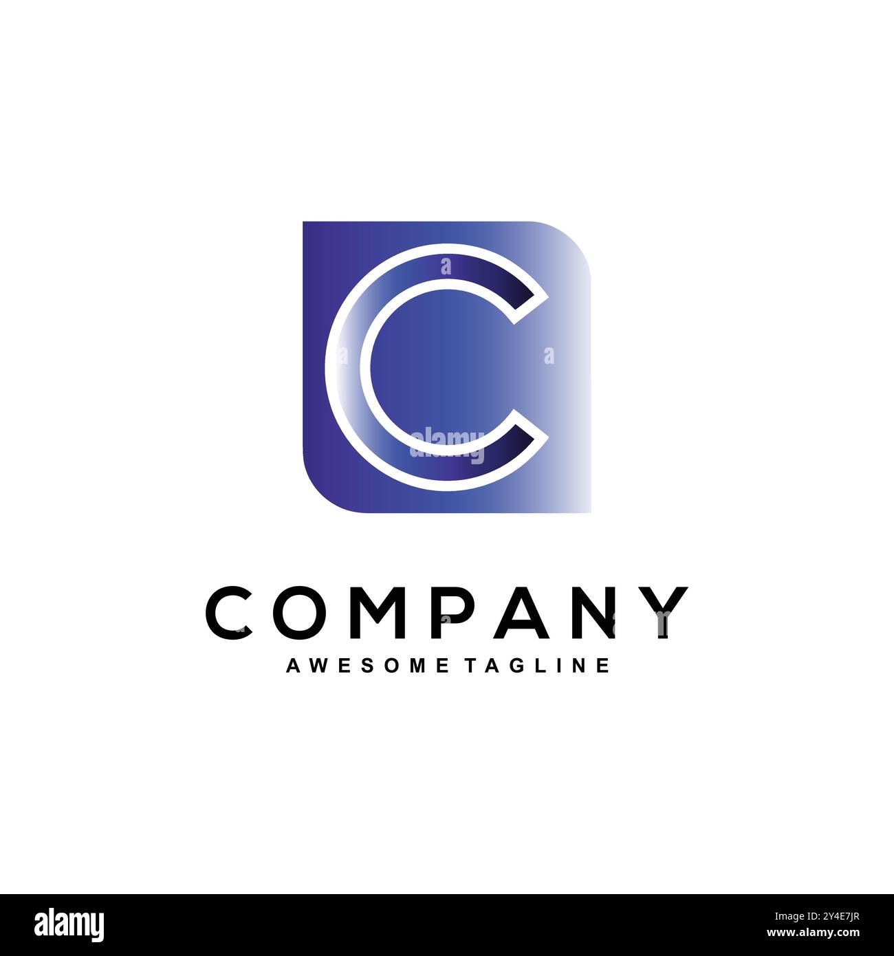 Letter c pixel logo Cut Out Stock Images & Pictures - Alamy