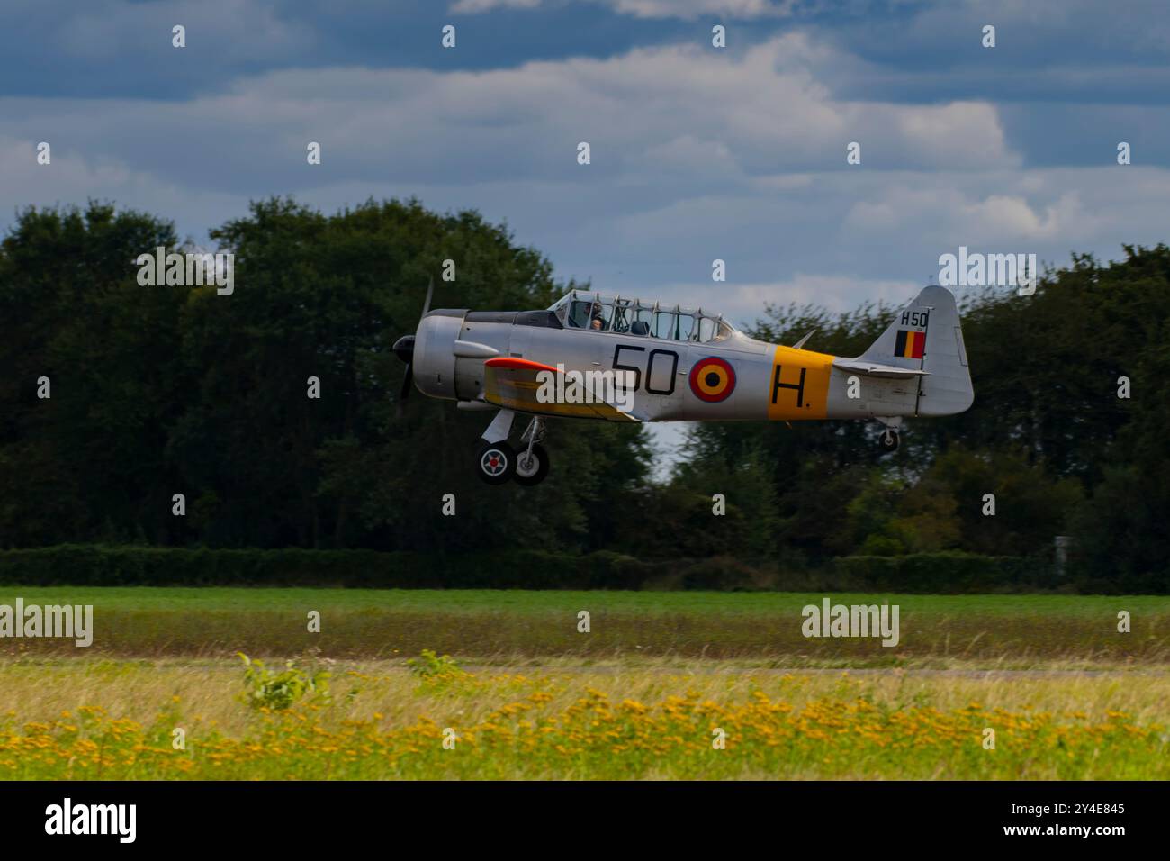 North American T-6 Texan at Air Legend Air Show 2024 in Melun, France ...