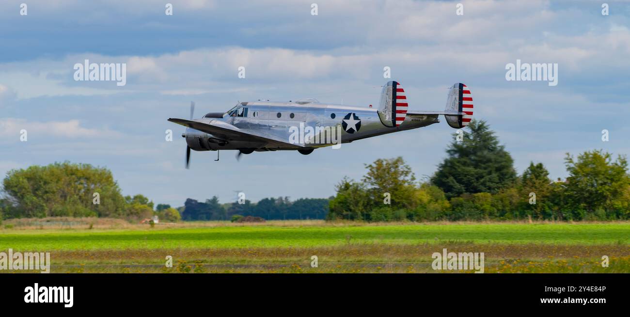 AT-11 Kansan at Air Legend Air Show 2024 in Melun, France Stock Photo ...