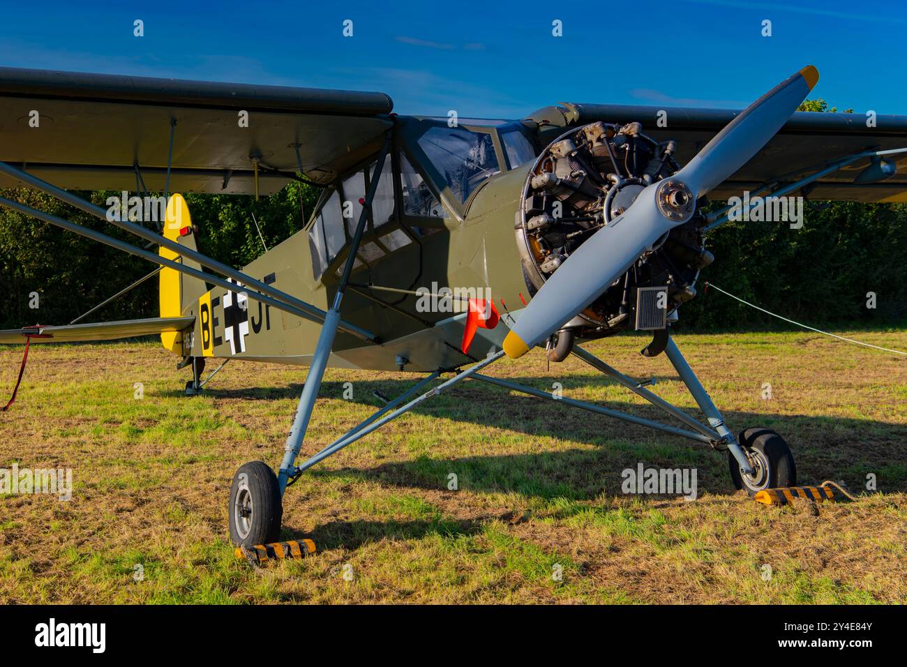 Fieseler Fi-156 Storch at Air Legend Air Show 2024 in Melun, France ...