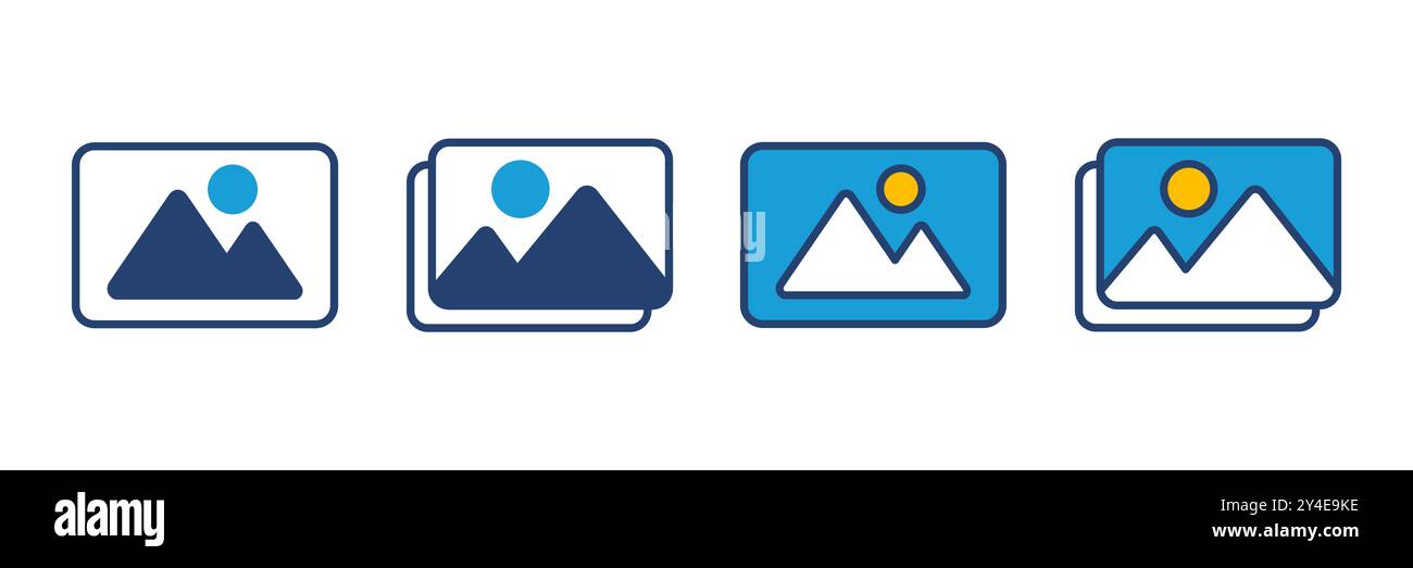 Picture icon vector. photo gallery icon symbol Stock Vector Image & Art ...