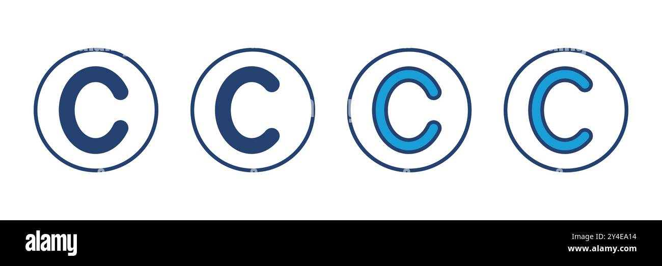 Copyright icon vector. copyright symbols Stock Vector Image & Art - Alamy