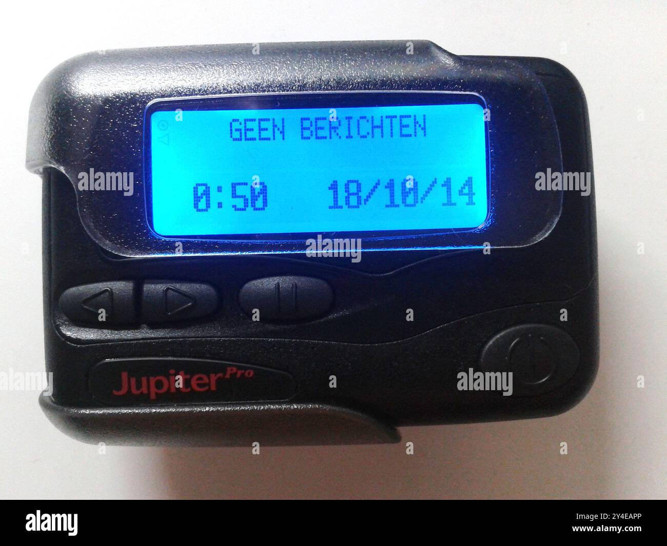 An undated file catalog image of an Apollo pager, similar to the ones ...