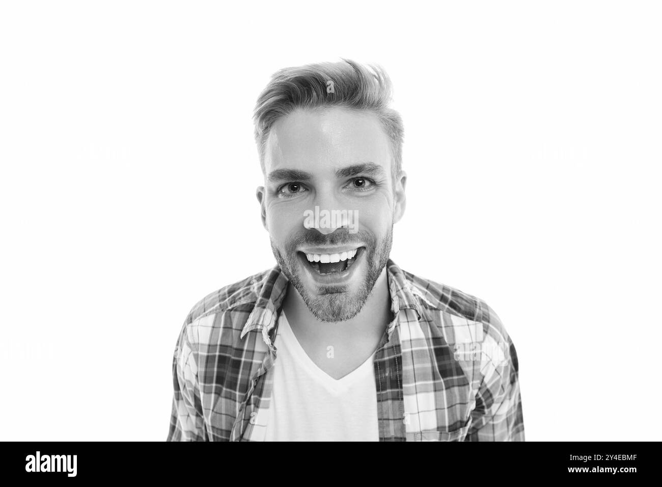 cheerful millennial selfie man on background. millennial selfie man in ...