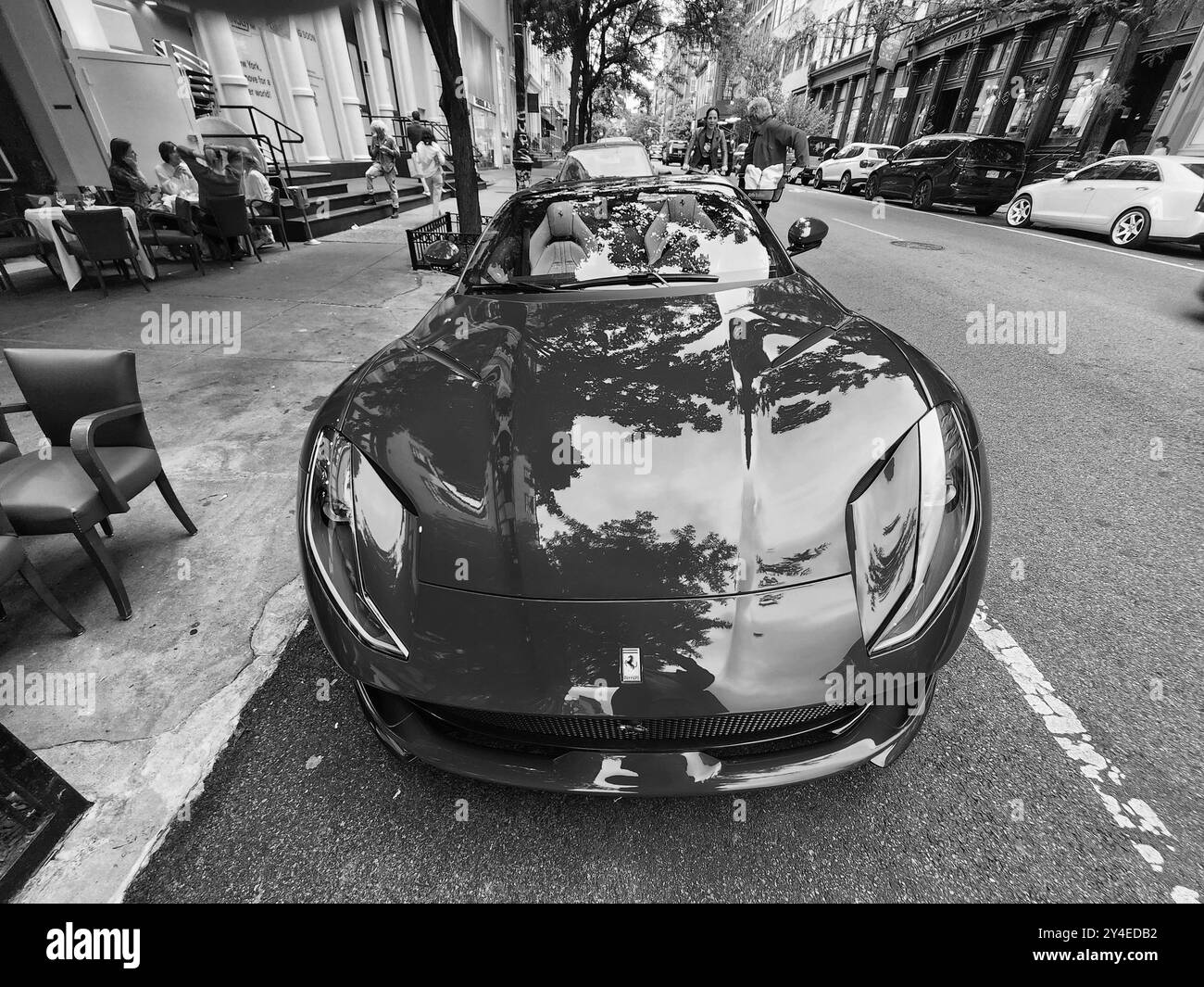 New York City, USA - June 03, 2023: Ferrari 812 GTS Superfast ...