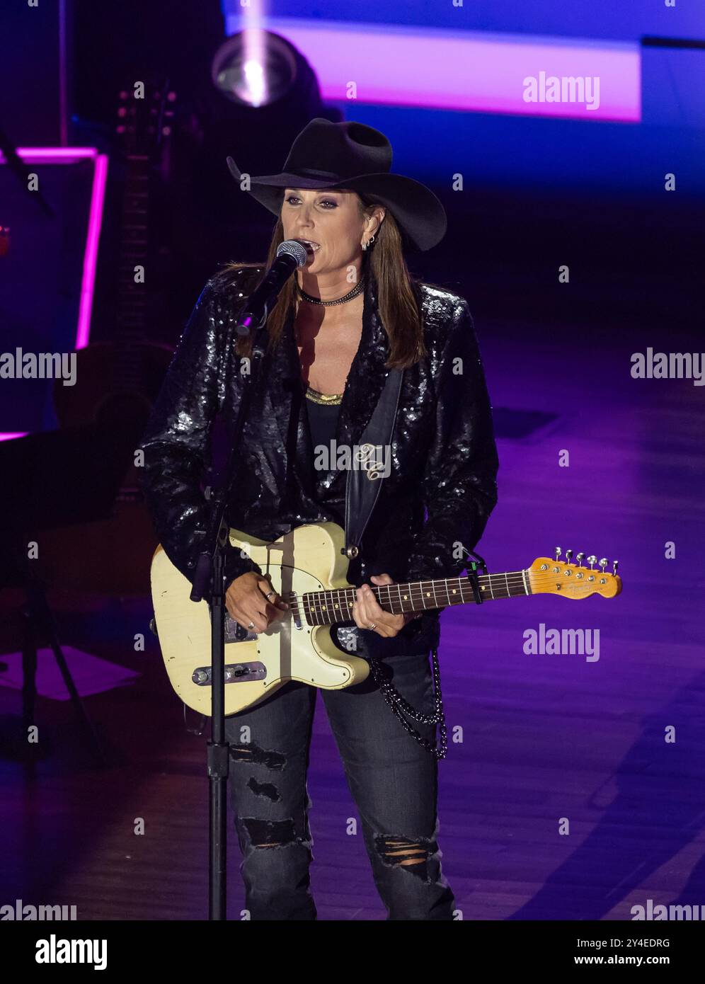 Nashville, USA. 18th Sep, 2024. Terri Clark performs at the 17th ...