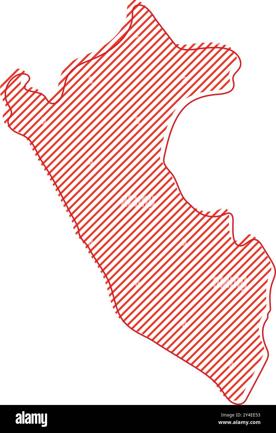 Map of peru Cut Out Stock Images & Pictures - Alamy