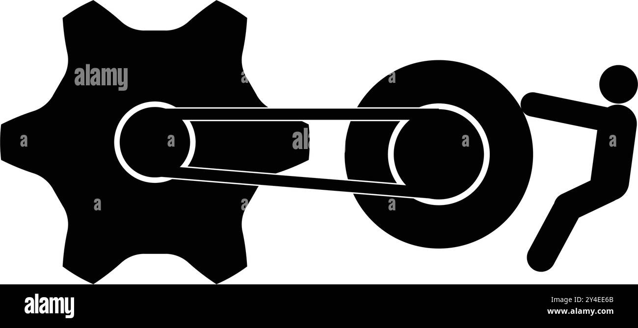 Power effort Black and White Stock Photos & Images - Alamy