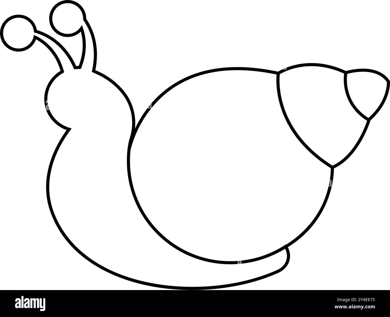 black snail icon illustration design Stock Vector Image & Art - Alamy