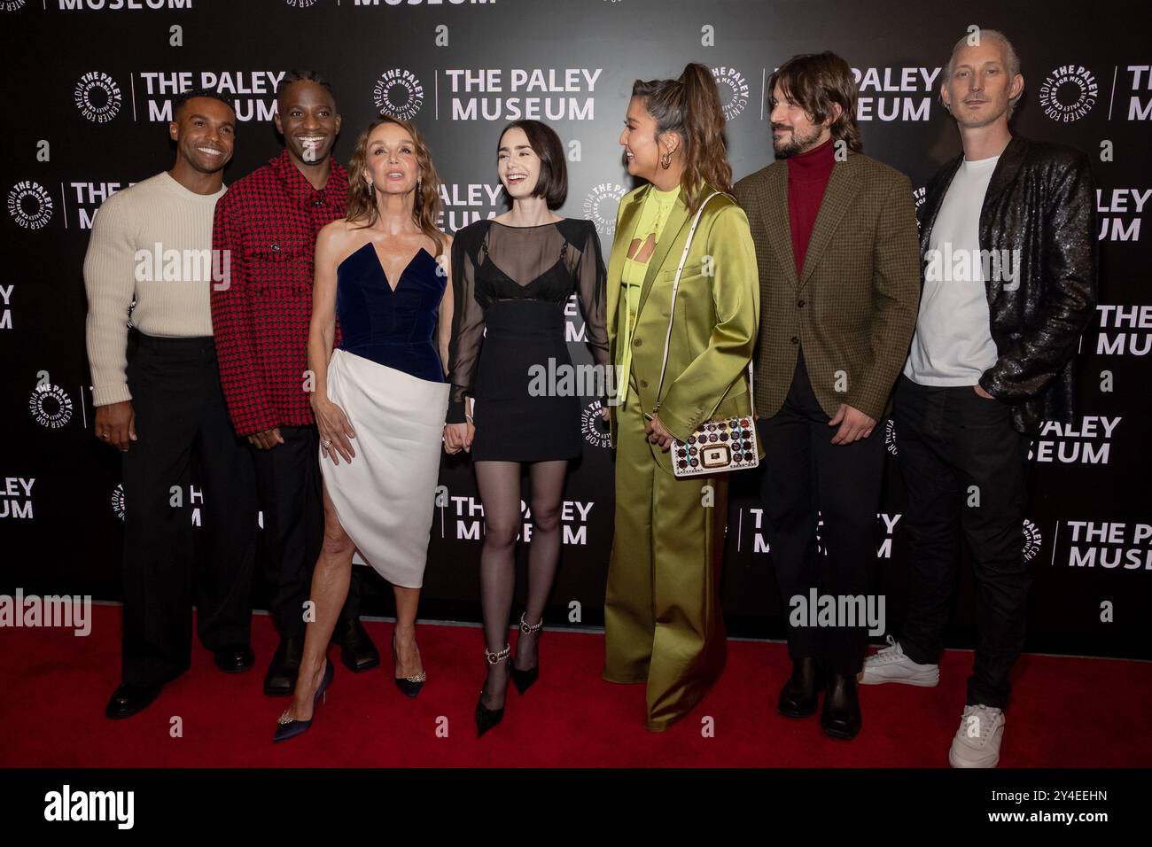 New York, USA. 17th Sep, 2024. (L-R) Lucien Laviscount, Samuel Arnold ...
