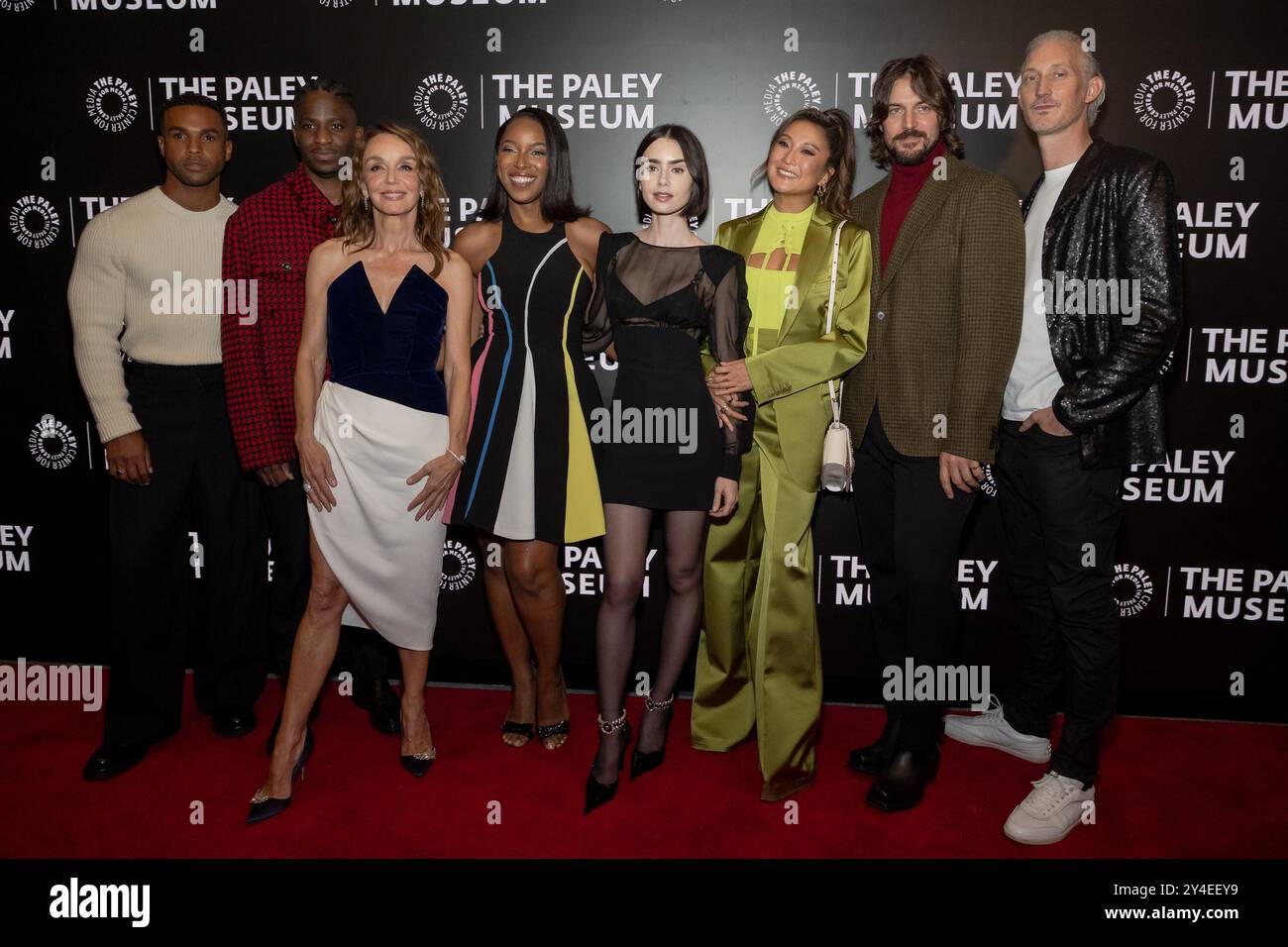 New York, USA. 17th Sep, 2024. (L-R) Lucien Laviscount, Samuel Arnold ...