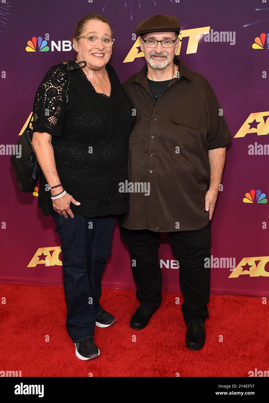 Pasadena, USA. 17th Sep, 2024. Angie Vanoven and Richard Goodall ...