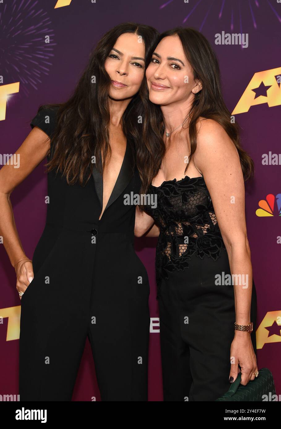 Terri Seymour and Lauren Silverman backstage at “America’s Got Talent ...