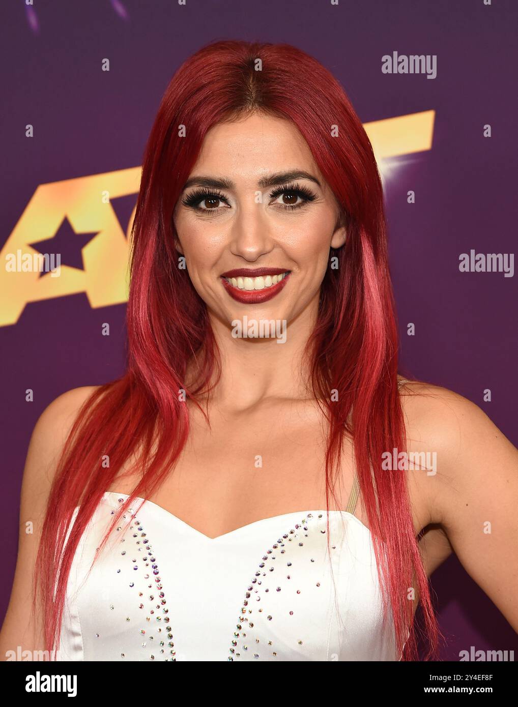 Solange Kardinaly backstage at “America’s Got Talent” Season 19 ...