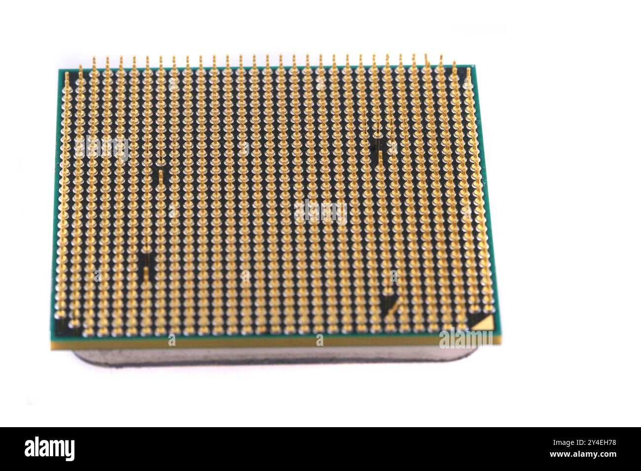 computer microprocessor isolated on the white background Stock Photo ...