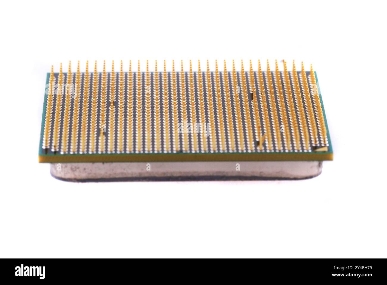 computer microprocessor isolated on the white background Stock Photo ...