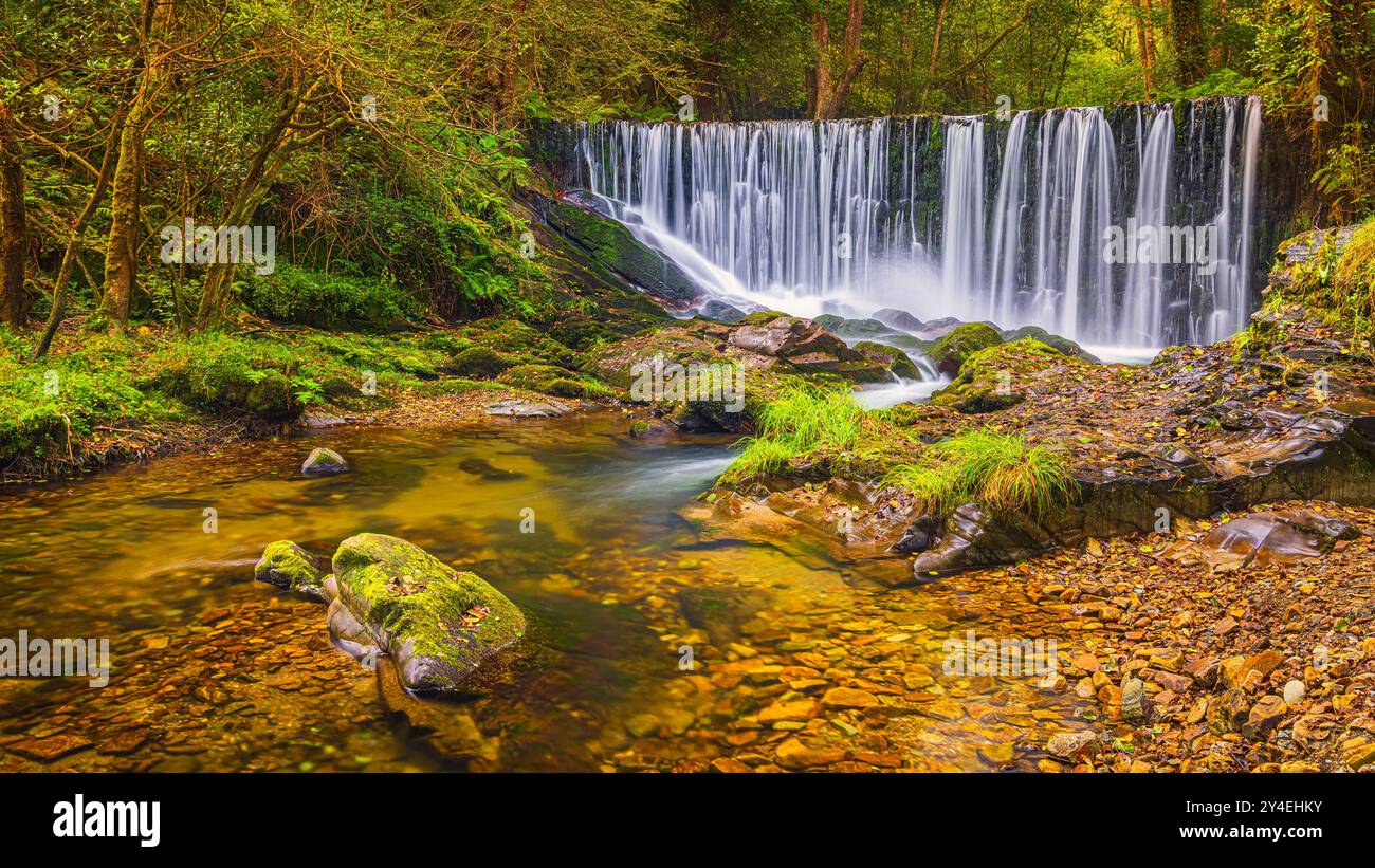 Well known spanish waterfall hi-res stock photography and images - Alamy