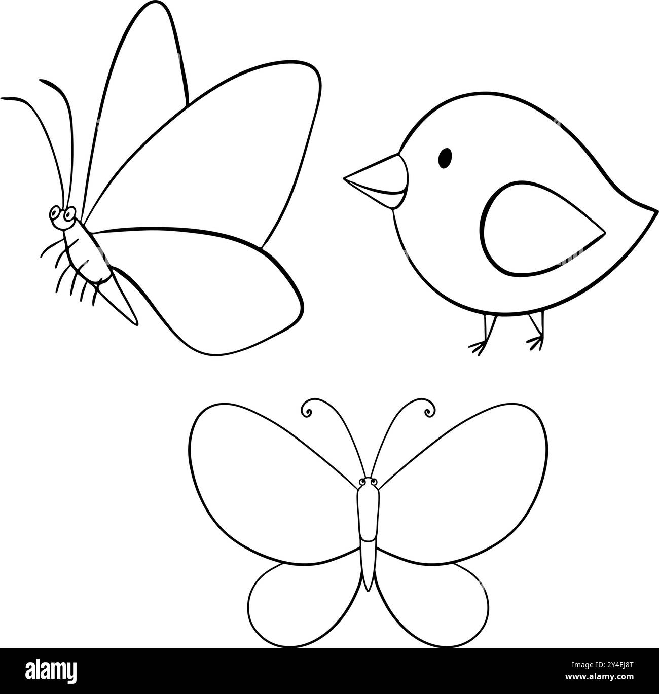 Charming and Engaging Illustrations of Birds and Butterflies for ... Charming and Engaging Illustrations of Birds and Butterflies for ...