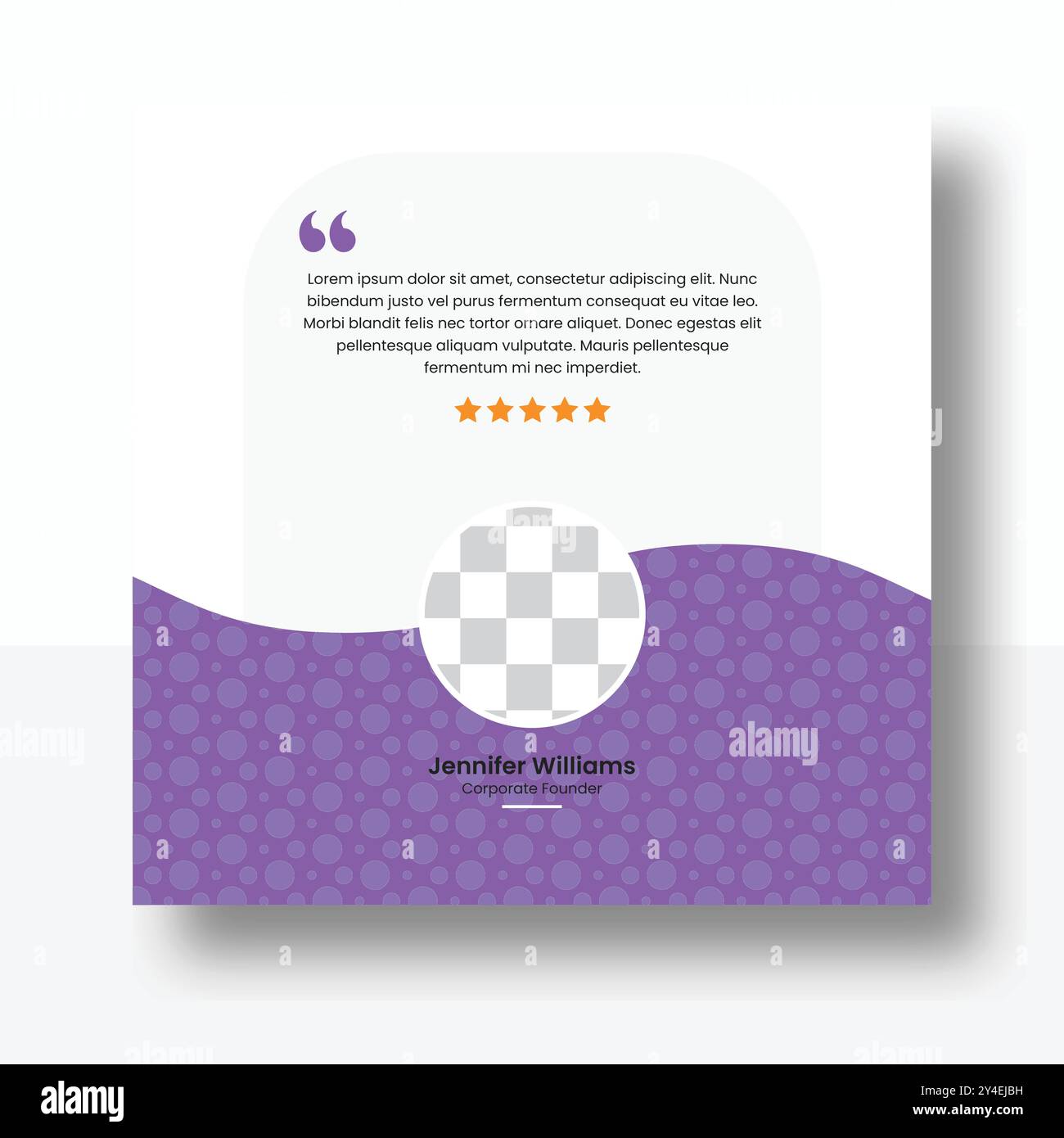 Business testimonial template design and customer feedback layout ...