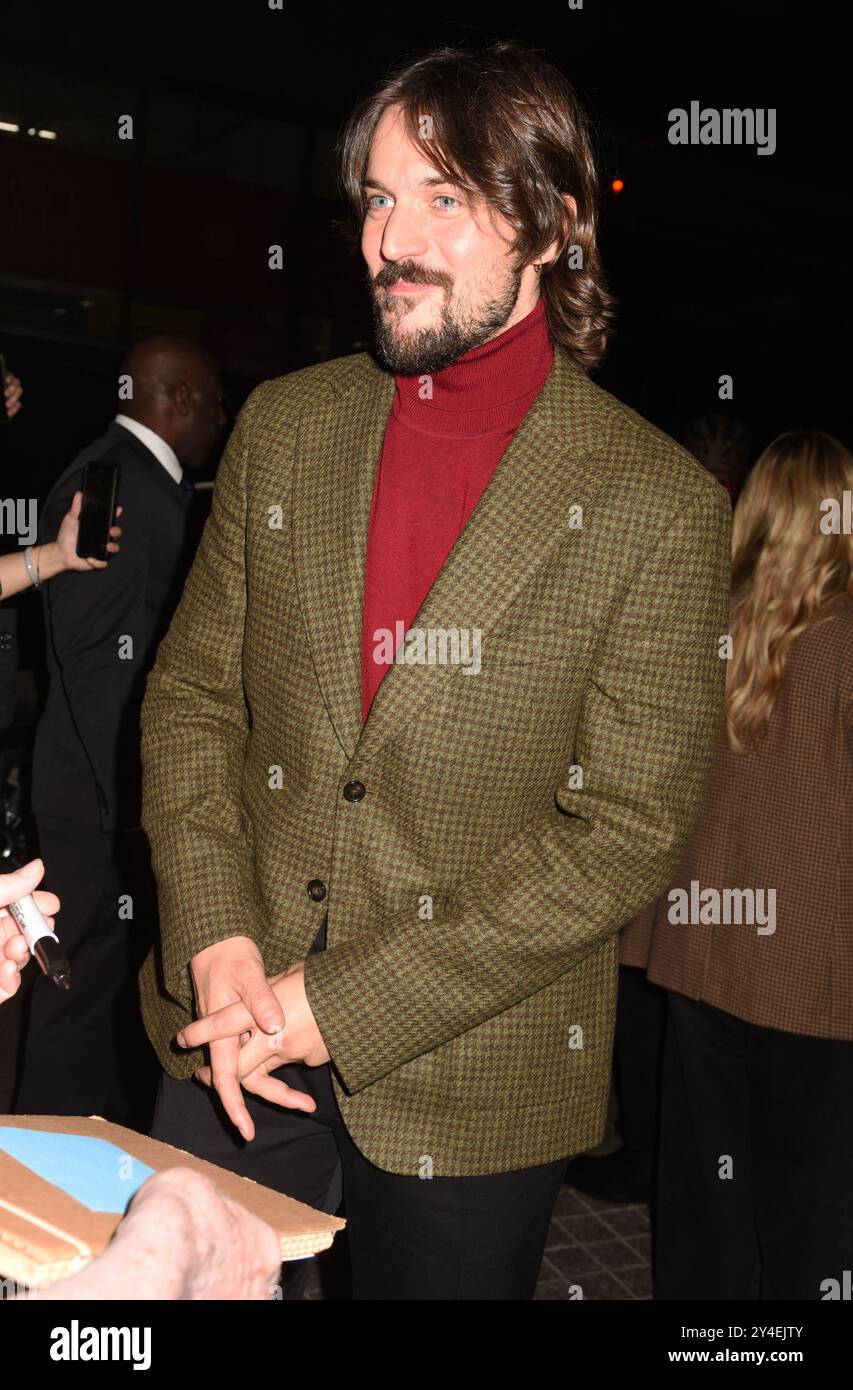 New York City, United States. 17th Sep, 2024. Lucas George arrives for ...