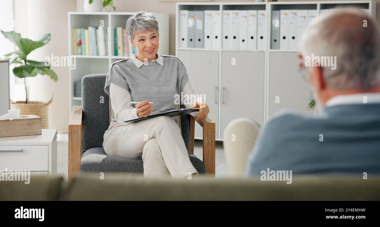 Psychology, advice and therapist woman with smile for counseling ...