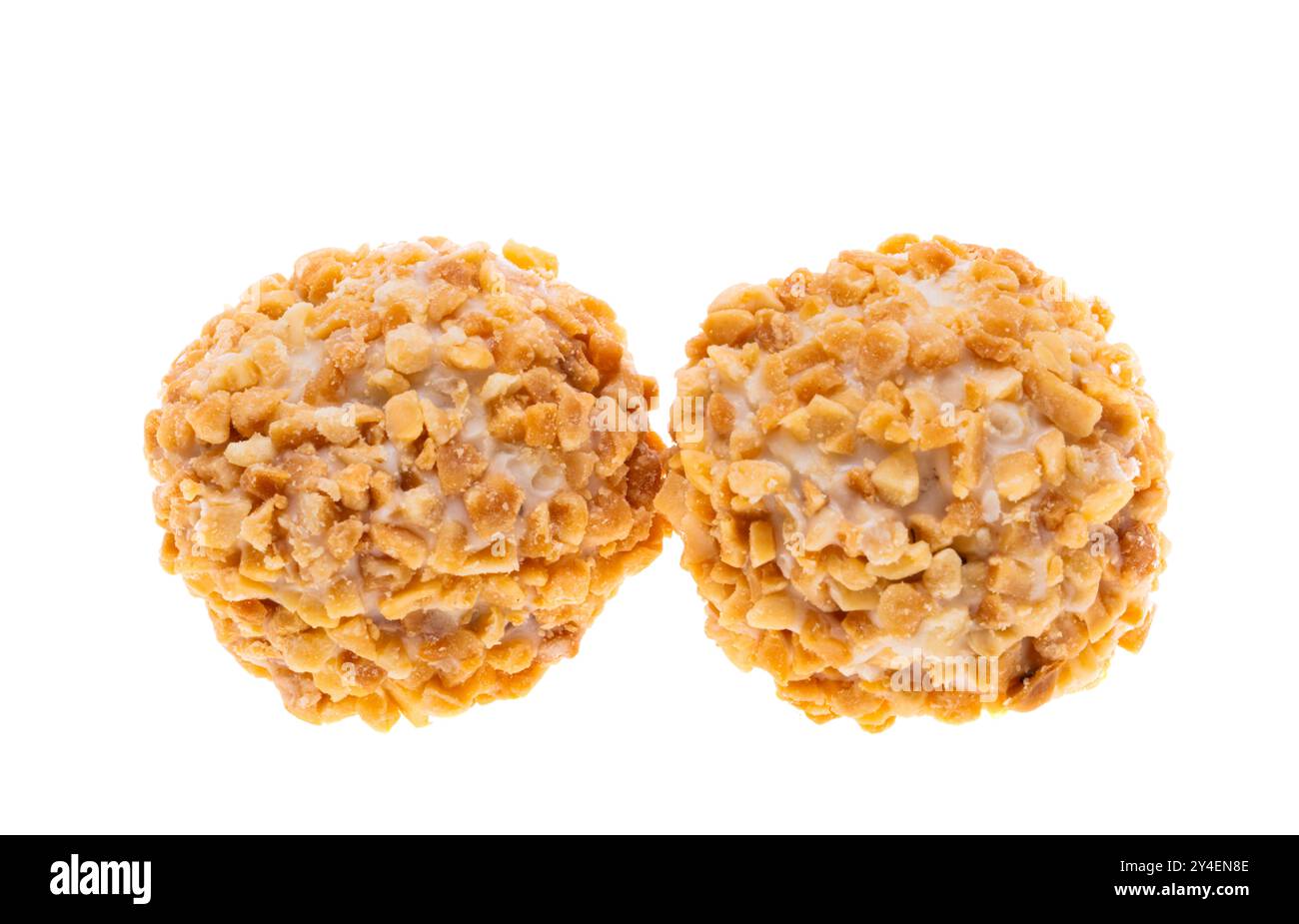 nut truffles isolated on white background Stock Photo - Alamy