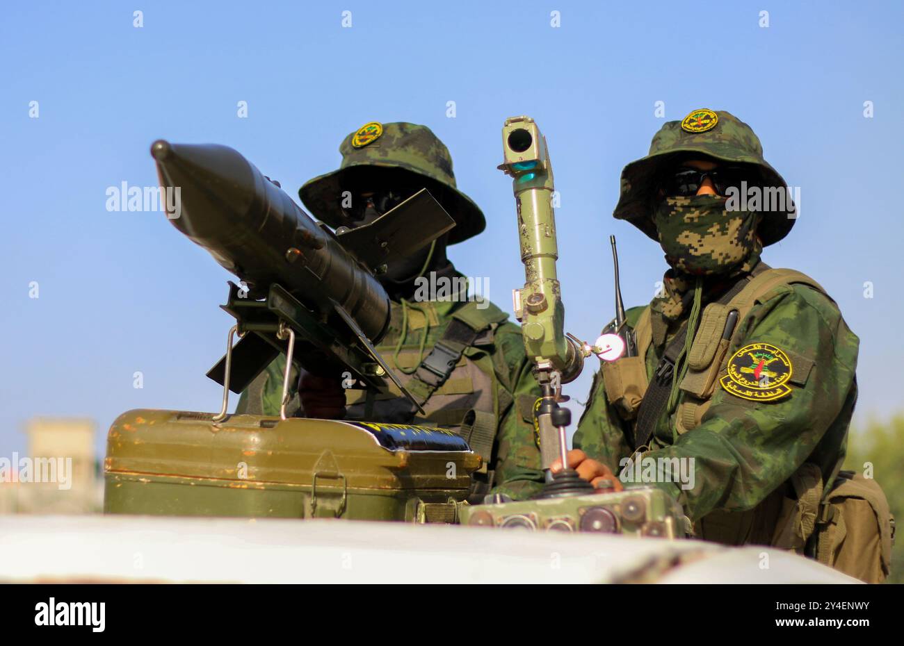Gaza, Palestine. 04 October 2022. The Al-Quds Brigades, the military ...