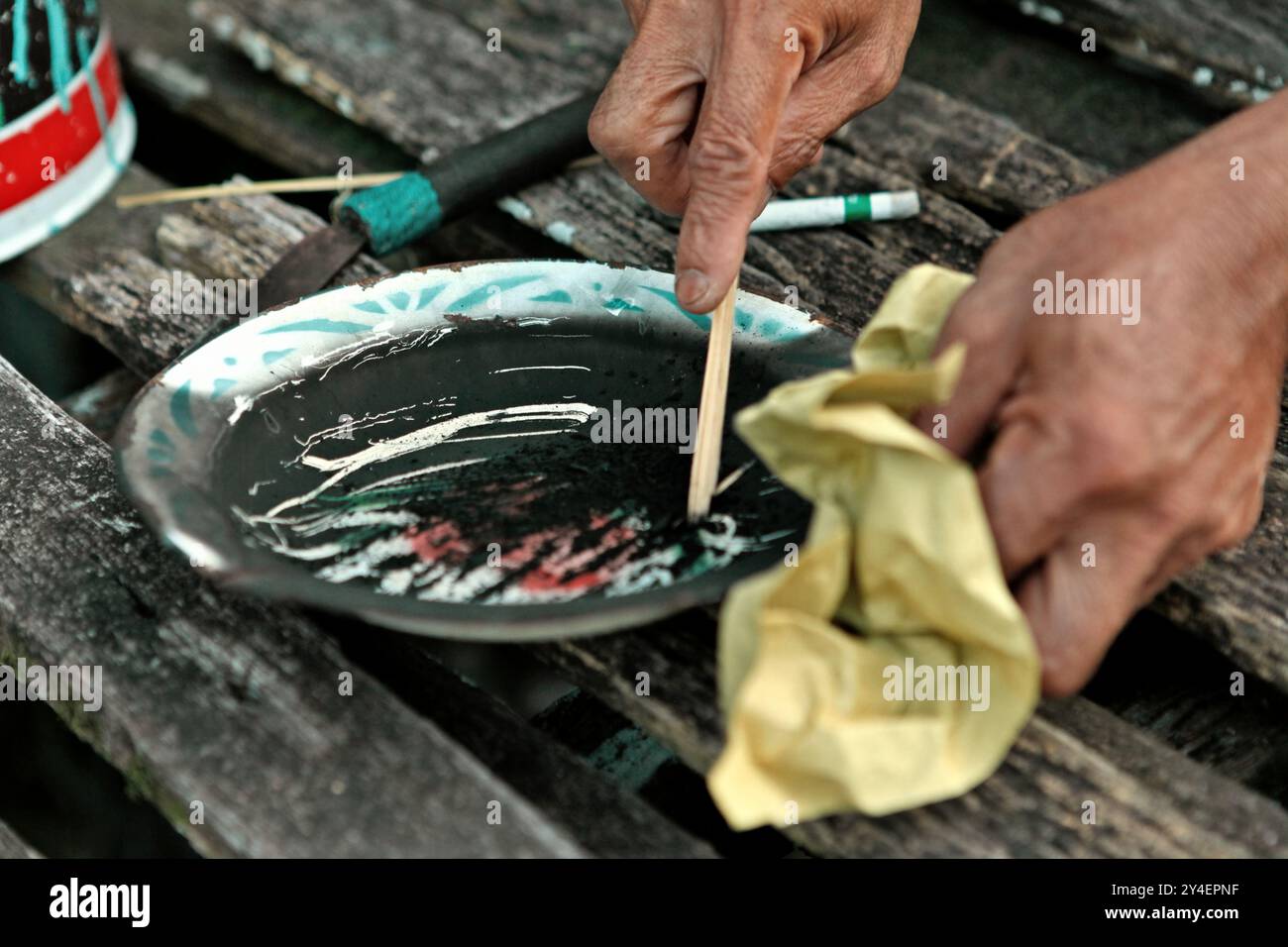 Tattoo colorization hi-res stock photography and images - Alamy
