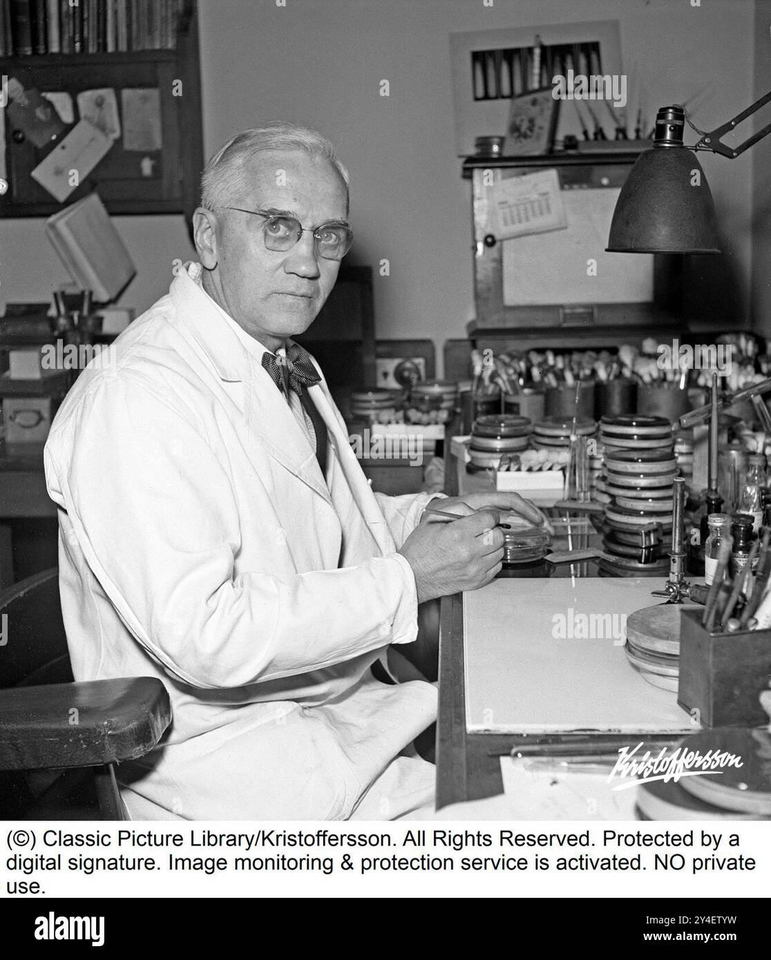 Sir Alexander Fleming 1945. 6 August 1881 - 11 March 1955, Scottish ...