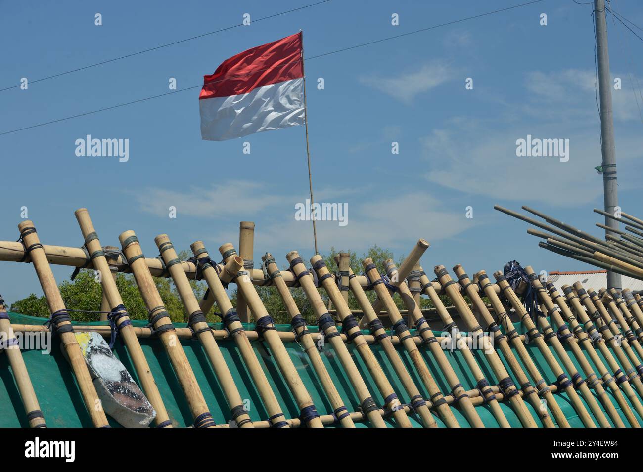 Pemalang, Central Java, Indonesia. 17th Sep, 2024. To fight abrasion ...