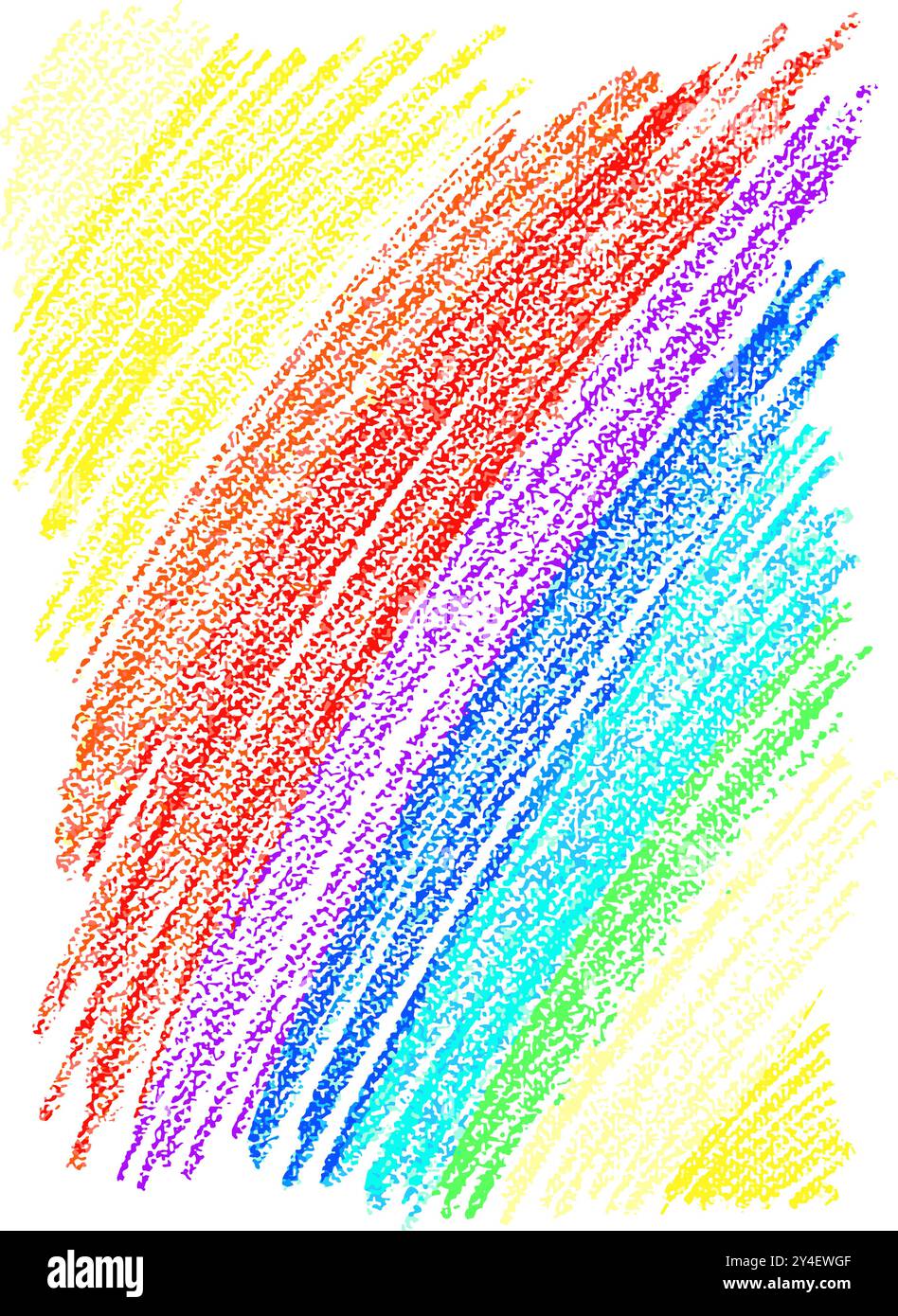 Rainbow drawn chalk Stock Vector Images - Alamy