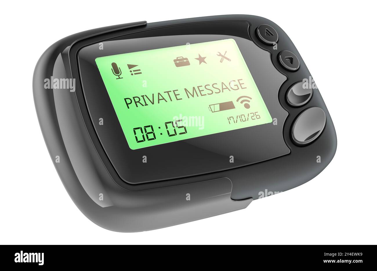 Pager, beeper. 3D rendering isolated on white background Stock Photo ...