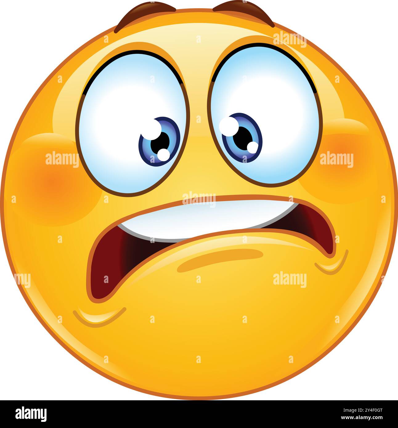 Shocked face emoji hi-res stock photography and images - Alamy
