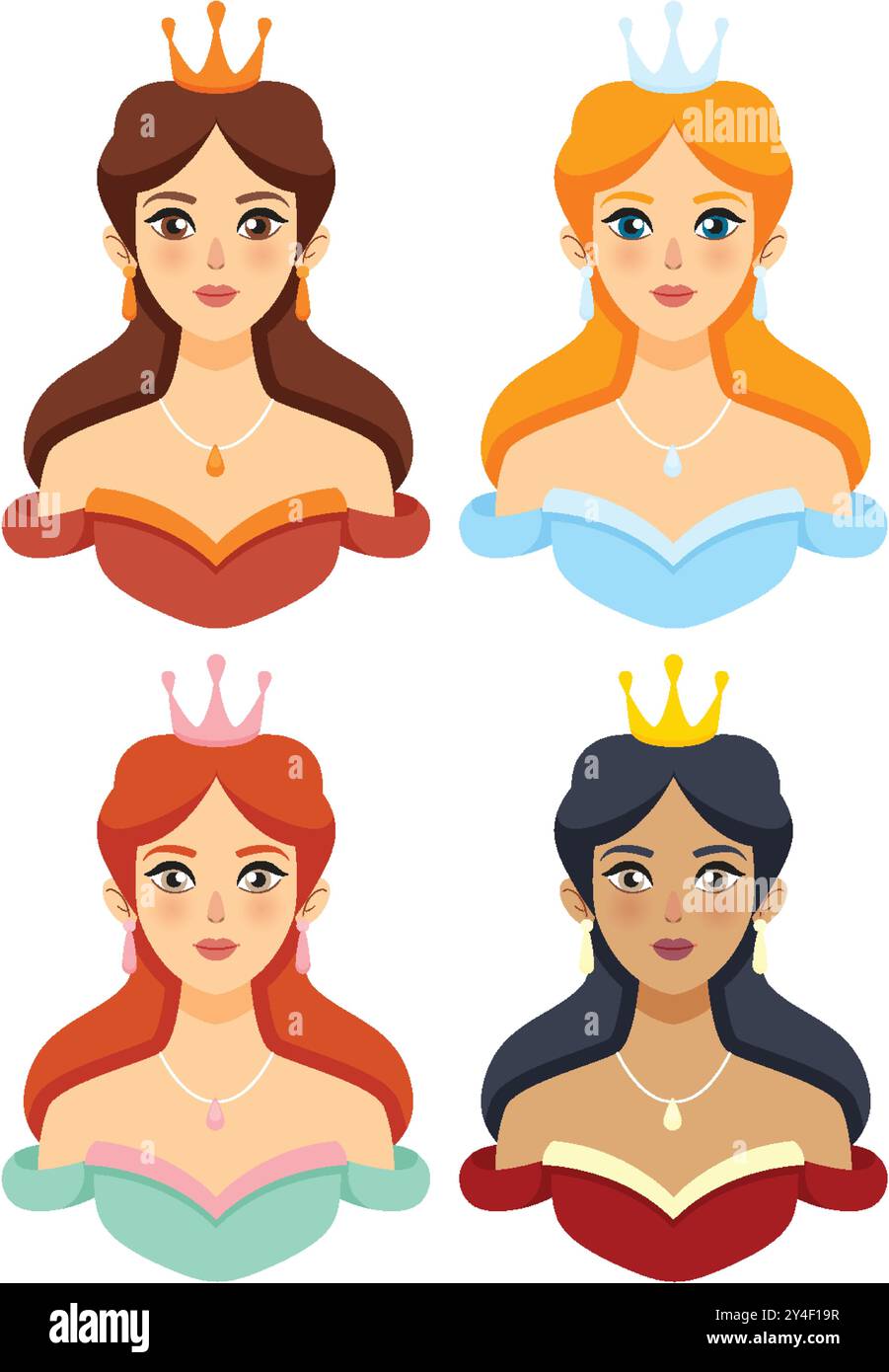 Royal princess princesses Cut Out Stock Images & Pictures - Alamy