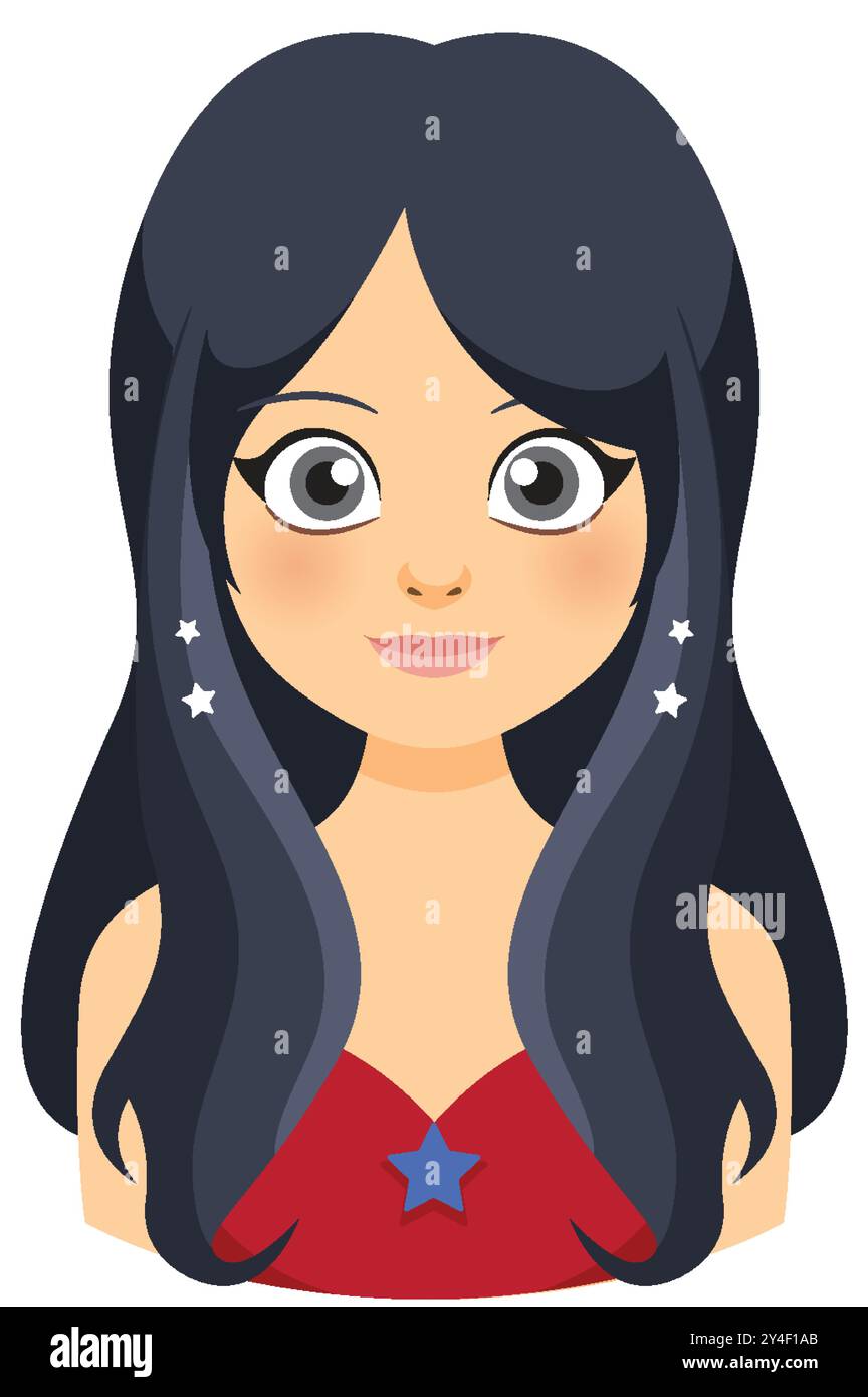 Illustration of a fairy with star accessories Stock Vector Image & Art ...