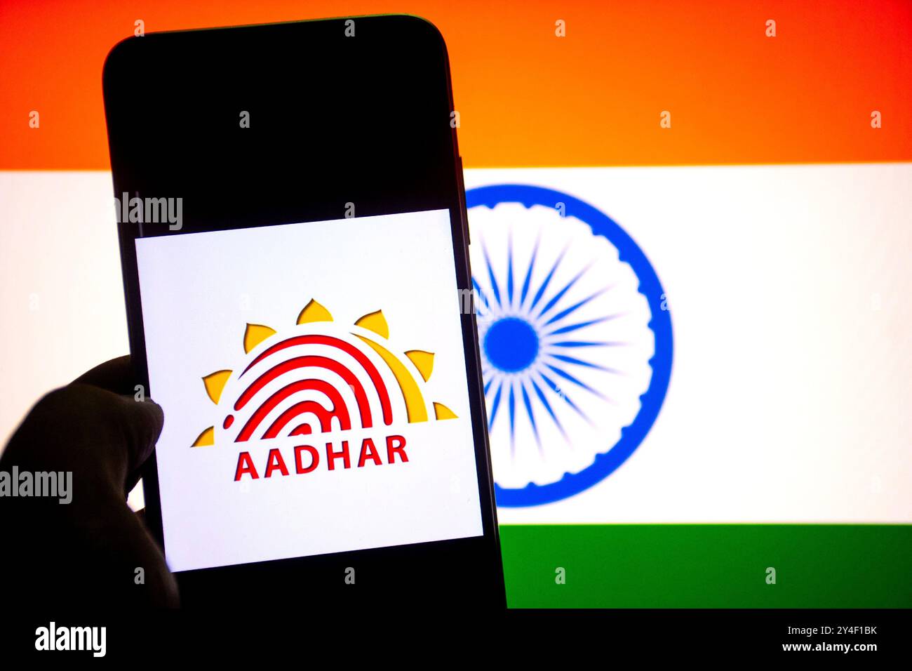 Aadhar logo hi-res stock photography and images - Alamy