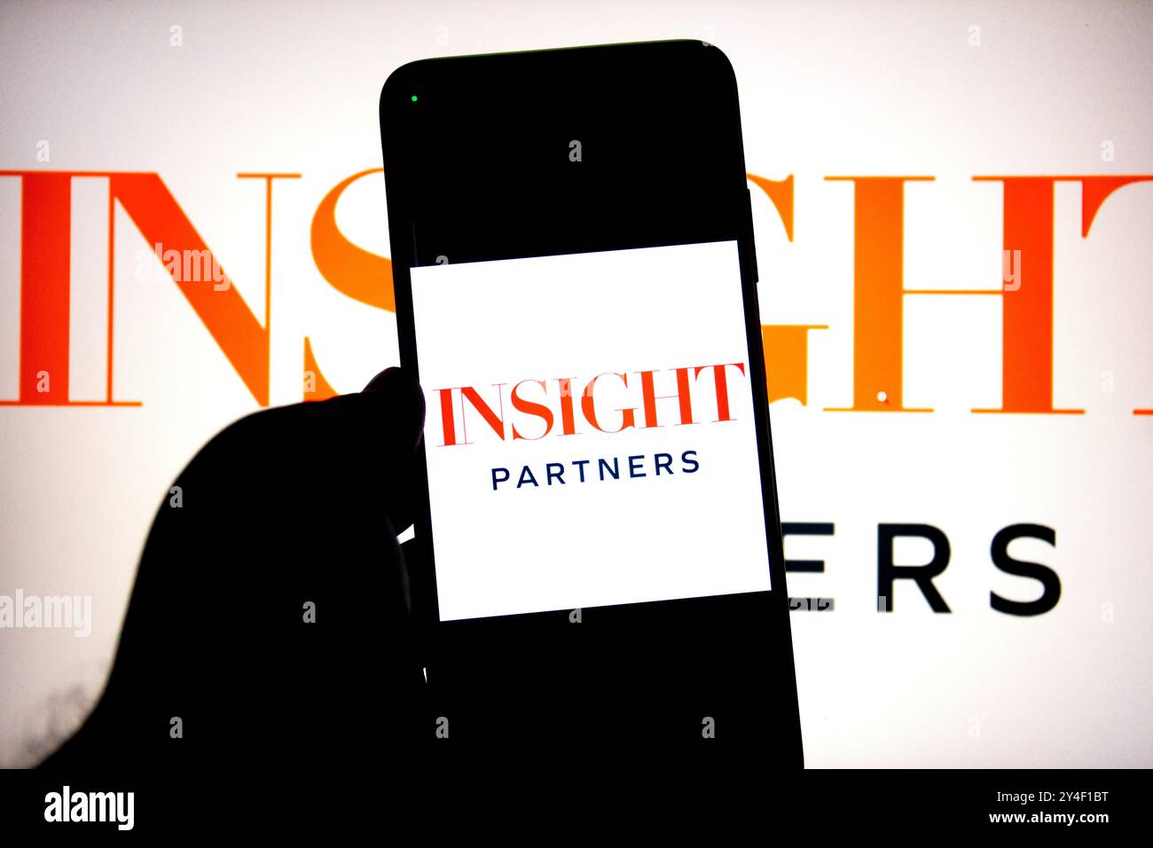 India. 17th Sep, 2024. In this photo illustration, an Insight Partners ...